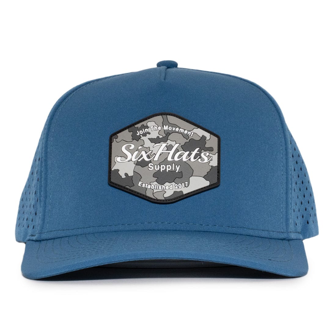 Atlantic Blue Hex Signature Waterproof Hat – Six Hats Supply Co