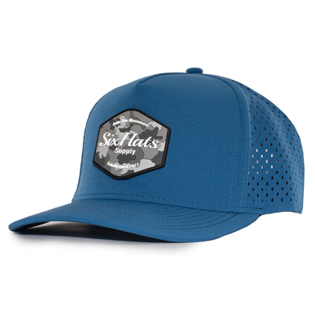 Atlantic Blue Hex Signature Waterproof Hat – Six Hats Supply Co