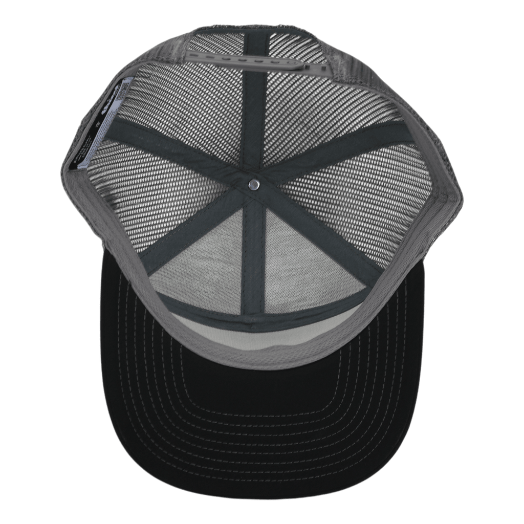 Stealth Black & Charcoal Mesh Tradesman Waterproof Hat – Six Hats Supply Co