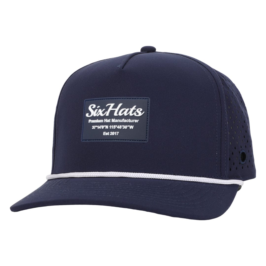 Navy Signature Hat | Hats That Float | Golf Hats – Six Hats Supply Co
