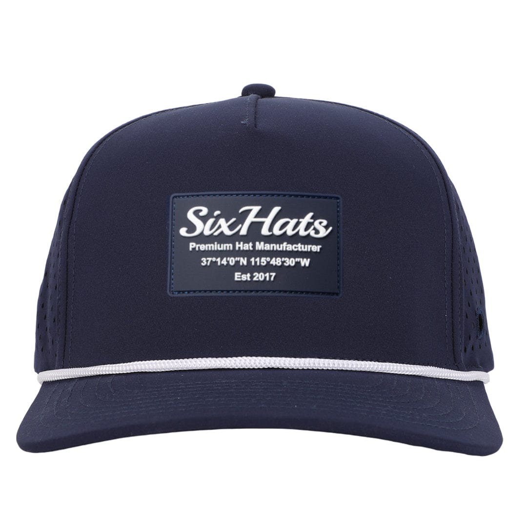 Navy Signature Hat | Hats That Float | Golf Hats – Six Hats Supply Co