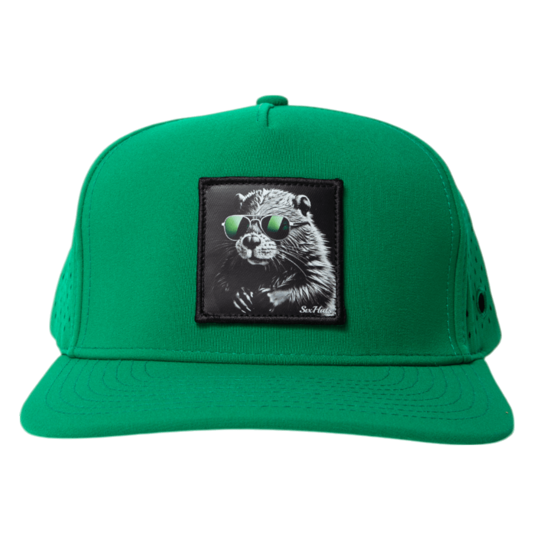 Kelly Green Beaver Signature Hat | Hats That Float | Golf Hat – Six ...