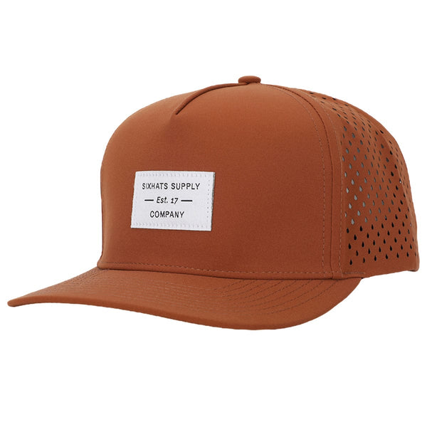 Burnt Orange Signature Hat | Waterproof & Sweat Proof Hats – Six Hats ...
